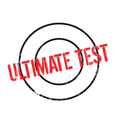 Ultimate test rubber stamp Royalty Free Vector Image