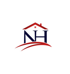 Letter ph home real estate creative logo Vector Image