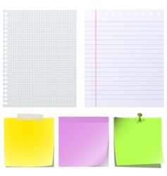 Cartoon note pad Royalty Free Vector Image - VectorStock