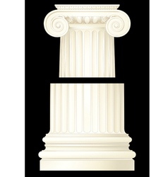 Classic columns Royalty Free Vector Image - VectorStock