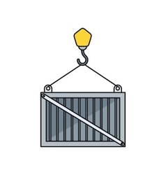 Load Container Icon Design Style Royalty Free Vector Image
