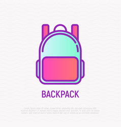 Colored teenager school backpacks set Royalty Free Vector