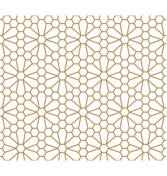 Seamless pattern based on kumiko pattern Vector Image