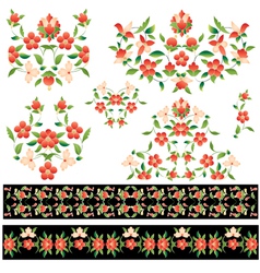 Vintage border set 01 version Royalty Free Vector Image