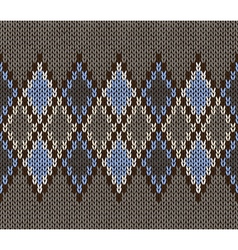 Seamless Jacquard Knitted Pattern Royalty Free Vector Image