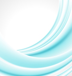 Blue smooth lines background Royalty Free Vector Image