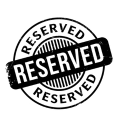Reserved rubber stamp Royalty Free Vector Image