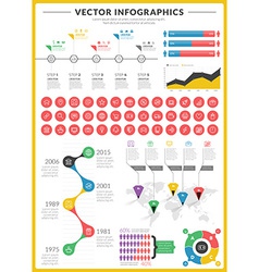 Infographics collection Royalty Free Vector Image