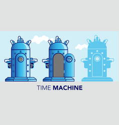 Time machine Royalty Free Vector Image - VectorStock