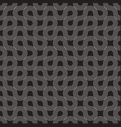 Seamless geometric pattern irregular linear Vector Image