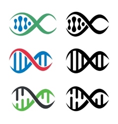 Dna symbols Royalty Free Vector Image - VectorStock