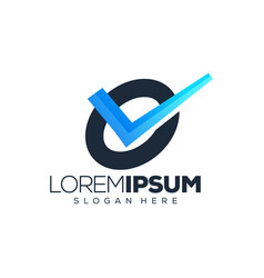 Check logo design Royalty Free Vector Image - VectorStock