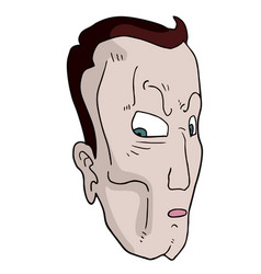 Ugly man Royalty Free Vector Image - VectorStock