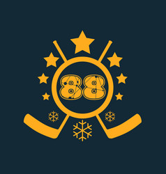 88 number Royalty Free Vector Image - VectorStock