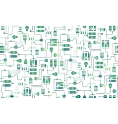 Seamless background electrical scheme Royalty Free Vector
