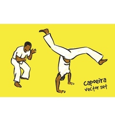Capoeira set Royalty Free Vector Image - VectorStock