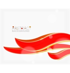 Abstract realistic solid wave background Vector Image