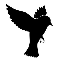 Flying sparrow Royalty Free Vector Image - VectorStock