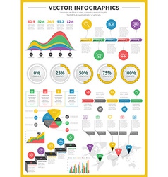 Infographics collection Royalty Free Vector Image