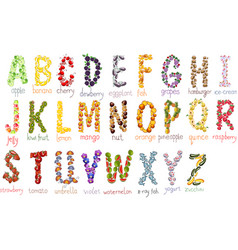 School alphabet Royalty Free Vector Image - VectorStock