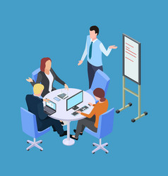 Leader vs boss employees management and Royalty Free Vector