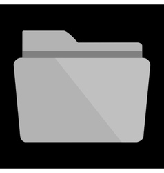 White folder icon Royalty Free Vector Image - VectorStock