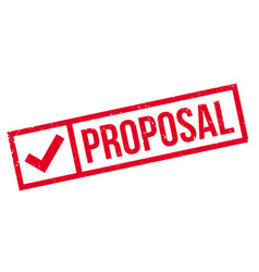 Proposal rubber stamp Royalty Free Vector Image