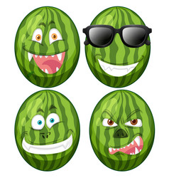 Set mixed fruit Royalty Free Vector Image - VectorStock