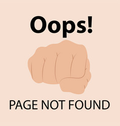 Error message glitch system failure Royalty Free Vector