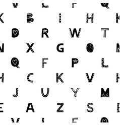 Capital letter b childish english alphabet Vector Image