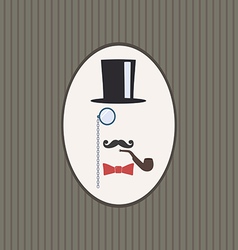 Gentleman symbols avatar icon male sign Royalty Free Vector