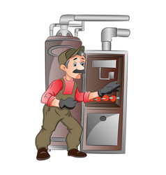 Maintenance man Royalty Free Vector Image - VectorStock