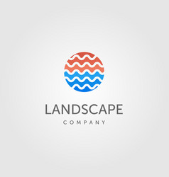 Ocean landscape Royalty Free Vector Image - VectorStock