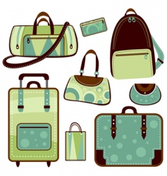 Bag set Royalty Free Vector Image - VectorStock
