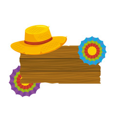 Farm hat cartoon Royalty Free Vector Image - VectorStock