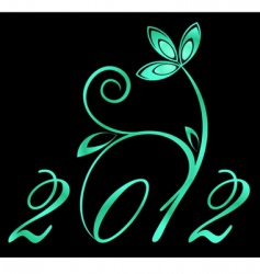 Anniversary year numbers lettering Royalty Free Vector Image