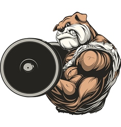 Strong dog Royalty Free Vector Image - VectorStock