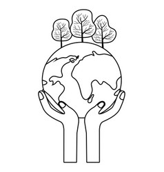 Isolated planet design Royalty Free Vector Image