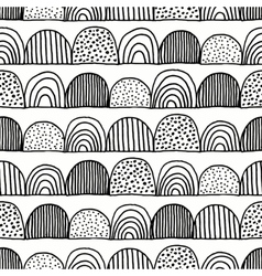 Hand drawn diamonds abstract seamless pattern Vector Image