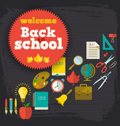 Language learning poster Royalty Free Vector Image