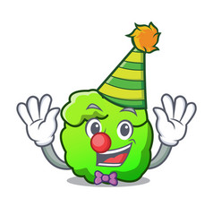 Clown shrub mascot cartoon style Royalty Free Vector Image