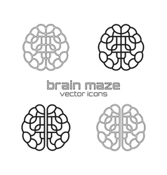 Shining brain Royalty Free Vector Image - VectorStock