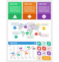 Infographics and web elements Royalty Free Vector Image