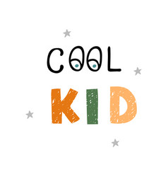 Themed kids art poster Royalty Free Vector Image