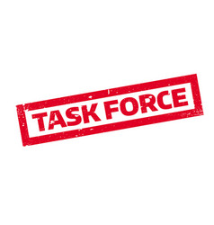 Task force rubber stamp Royalty Free Vector Image