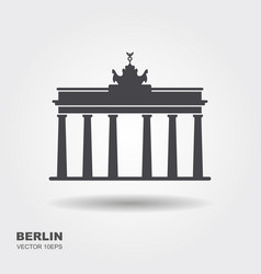 Architecture buildings of germany icons Royalty Free Vector