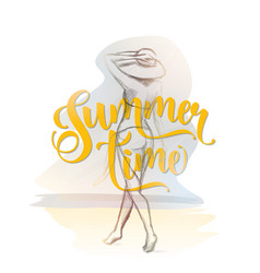 Sun a beach Royalty Free Vector Image - VectorStock