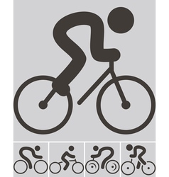 Indoor cycling icon Royalty Free Vector Image - VectorStock