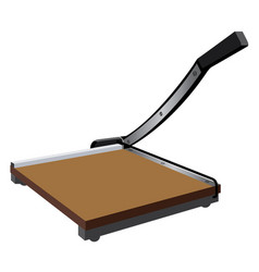 Paper cutter Royalty Free Vector Image - VectorStock