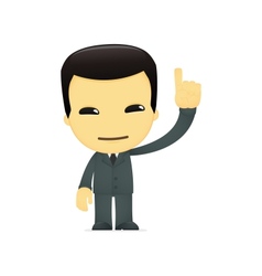 Funny cartoon boss Royalty Free Vector Image - VectorStock